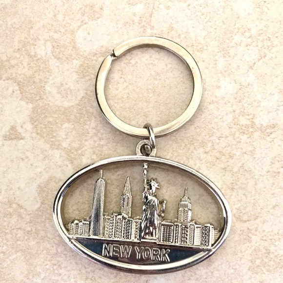 Accessories | New York Skyline Metal Keychain | Poshmark